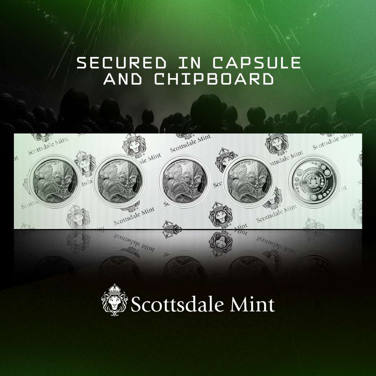 2023 Ghana Alien Invasion 1oz Silver Coin | Next Day Bullion